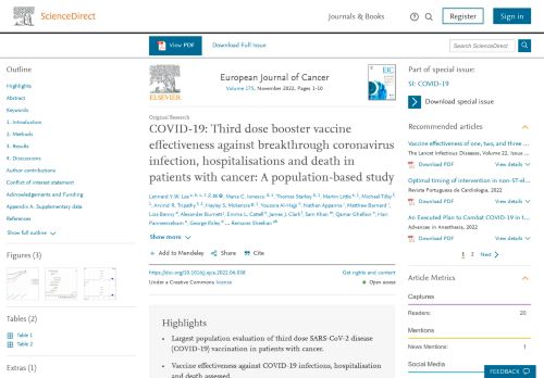 COVID-19: Third dose booster vaccine effectiveness against breakthrough ...